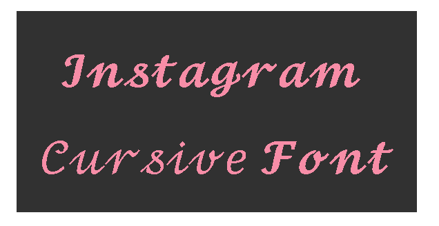 Instagram Cursive Font Psfont Tk Instagram Cursive Font Psfont Tk