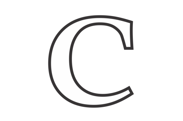 Molde Letra c - Psfont tk