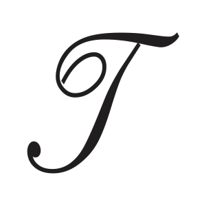 T in Cursive ???? - Psfont tk